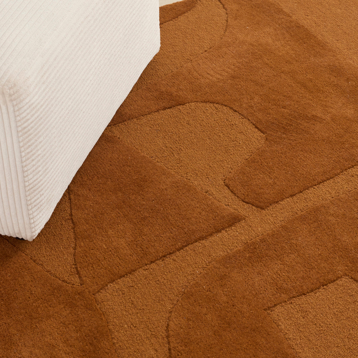 Odin Wool Rug - Rust - 230cm – nood