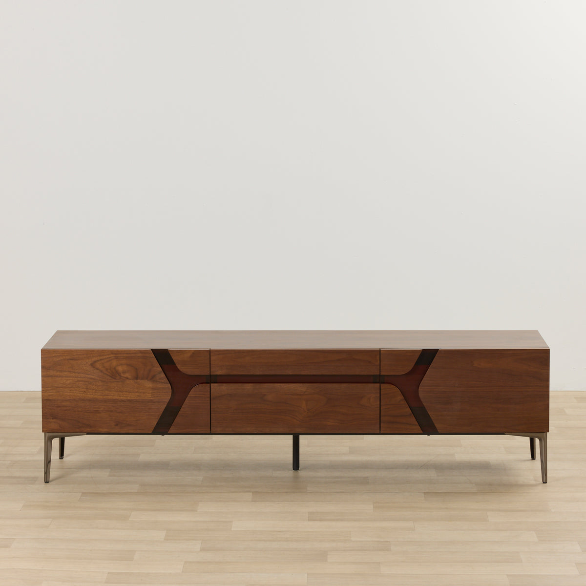 Lowell Media Unit - Walnut Brown – nood
